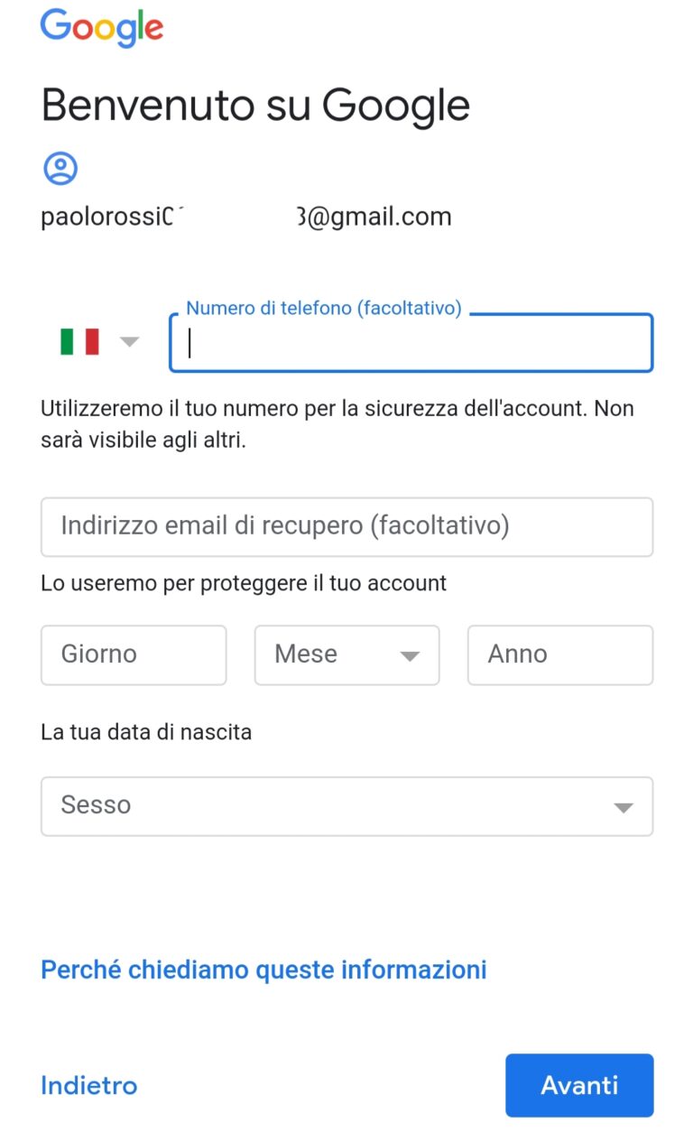 Gmail Accedi: Come creare un account Gmail